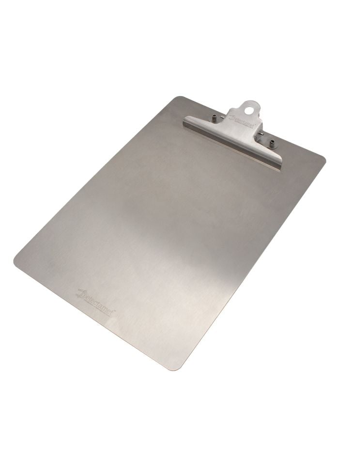 Aluminium & Stainless Steel Clipboards | Detectamet Detectable Products