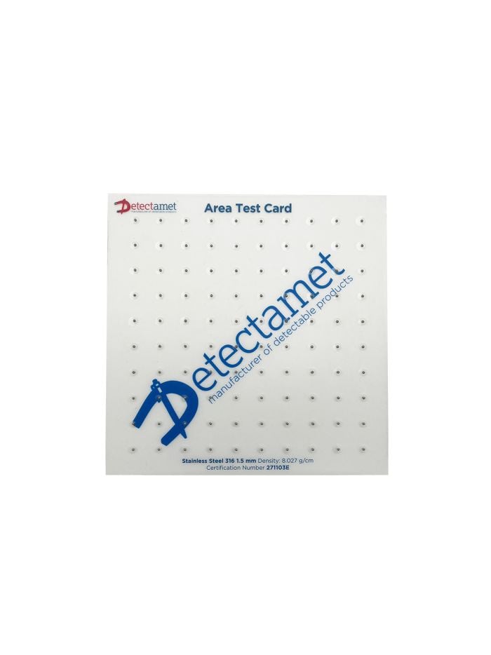 Calibrated Area X-Ray Test Card | X-Ray Detection Test Pieces | Detectamet